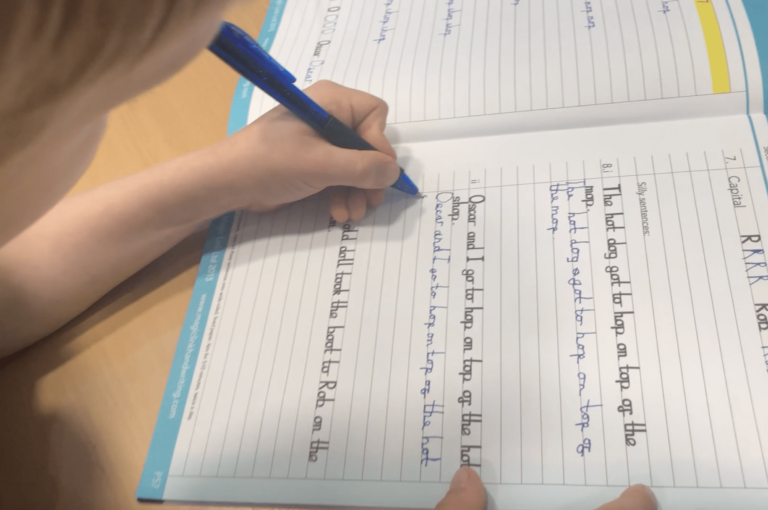 Children's group handwriting Lessons