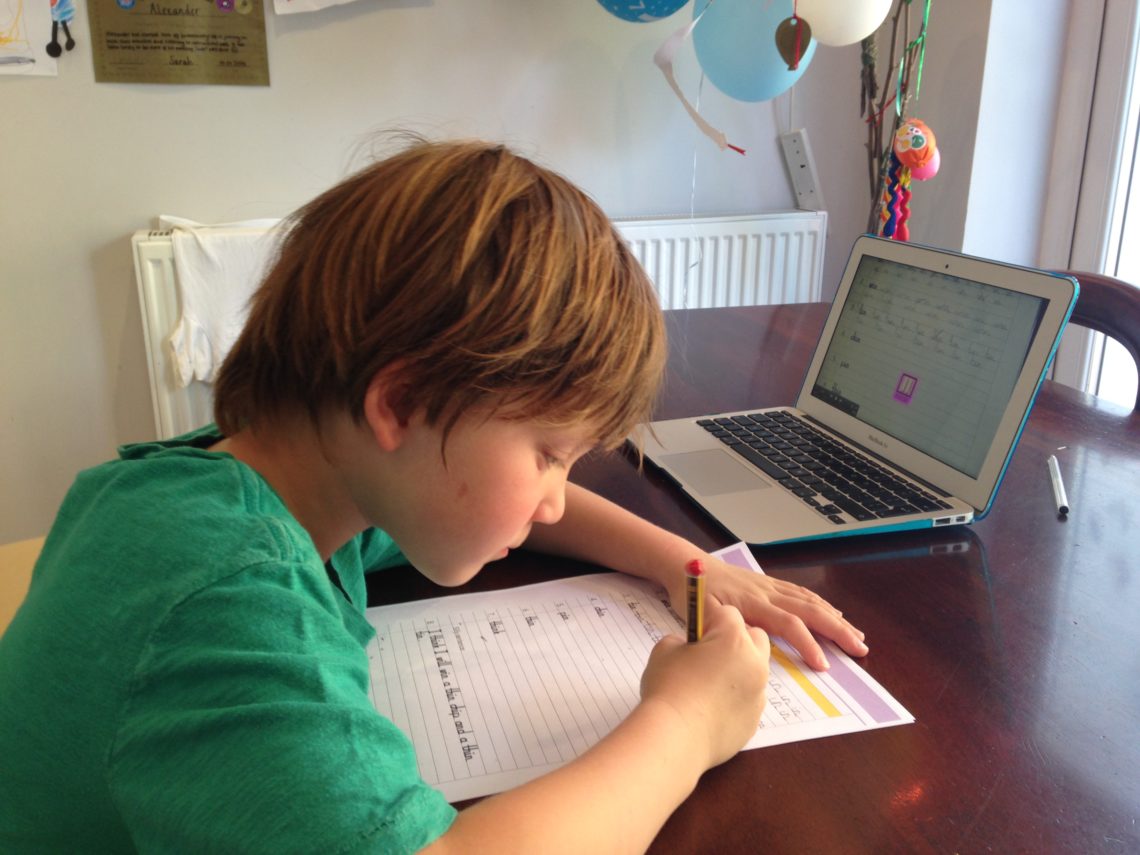 The online Magic Link Handwriting Programme