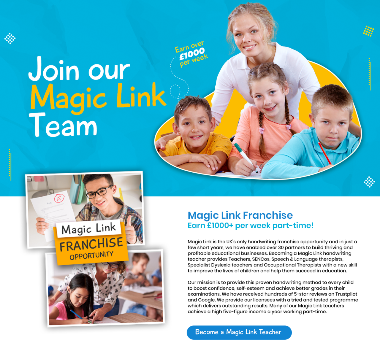 become-a-magic-link-teacher - Magic Link Handwriting