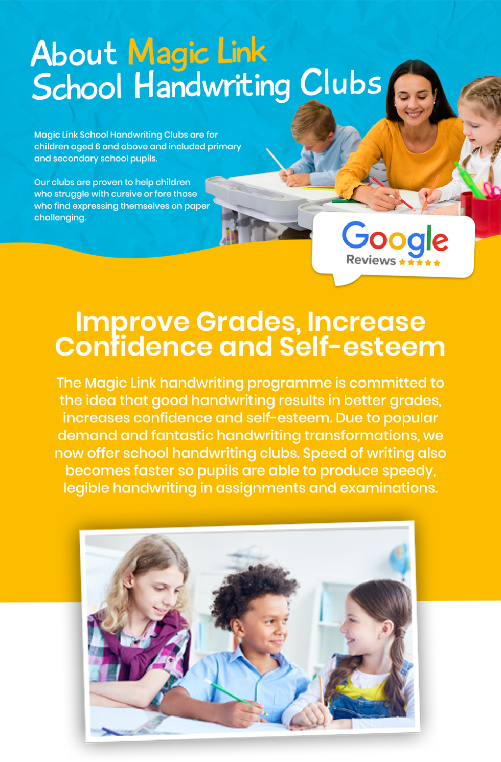 school-handwriting-clubs - Magic Link Handwriting