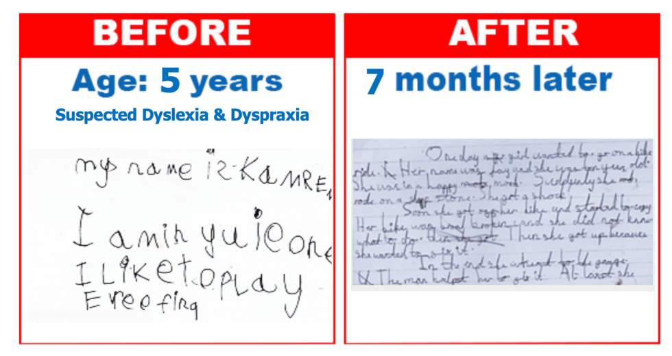 Before And After Handwriting