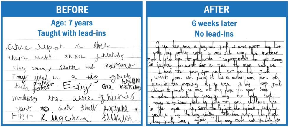 Before And After Handwriting