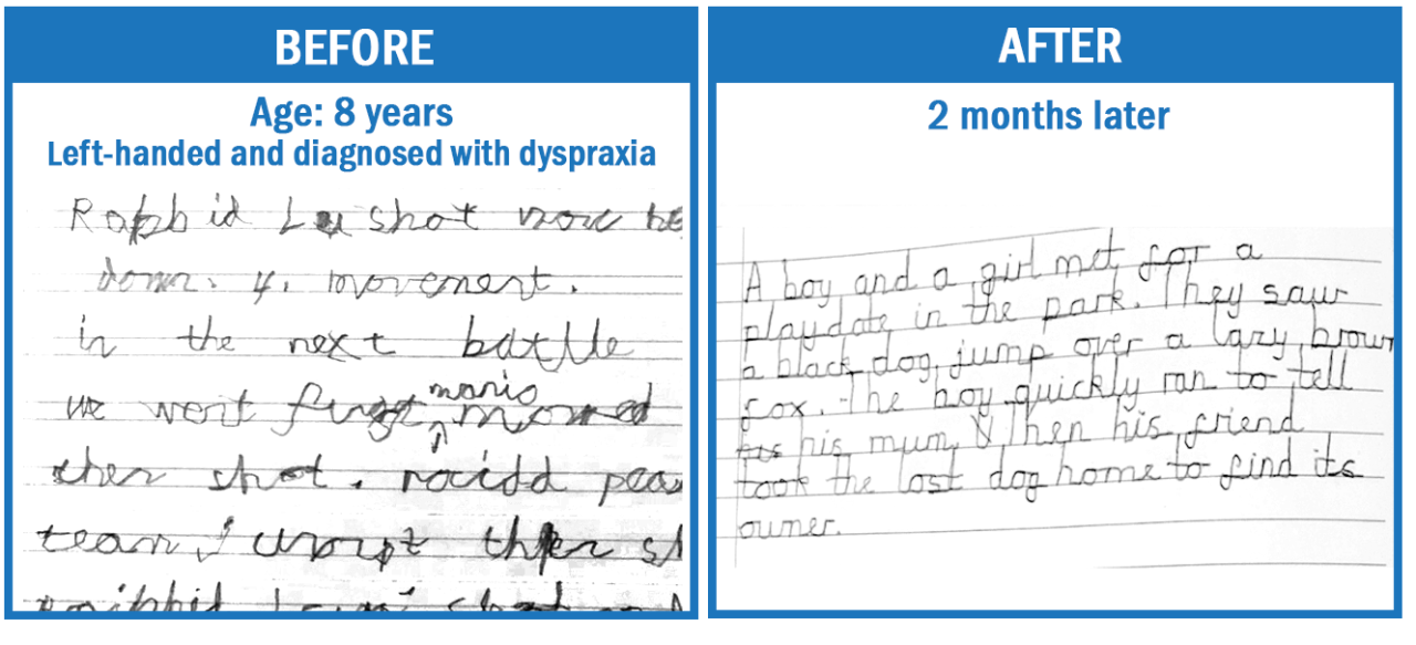 Before And After Handwriting